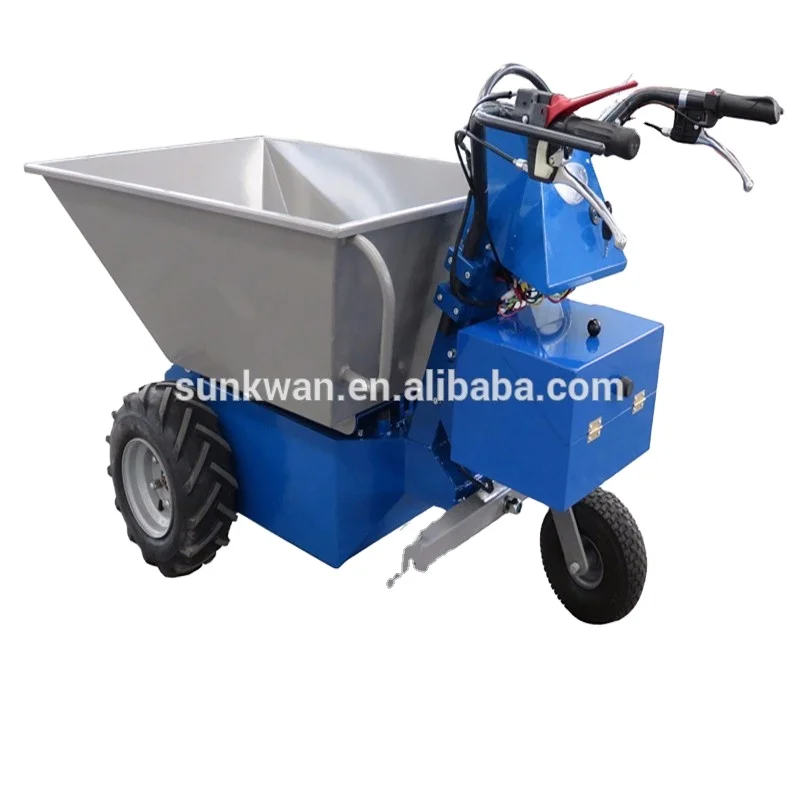 China Wholesale Price High Quality Four Rubber Wheel Power Barrow All ...