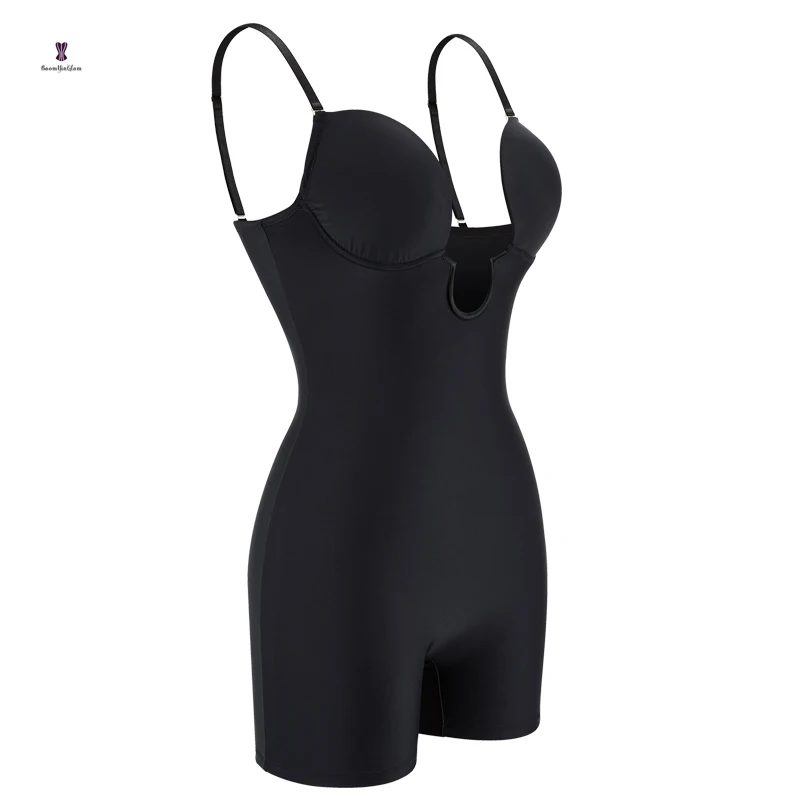 New Seamless Sculpt Low Back Mid Thigh Cupped Bodysuit Breathable ...