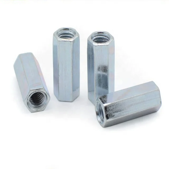 Long Nut M6 M8 M10 M12 304 Stainless Steel Hex Coupling Nut Internal ...