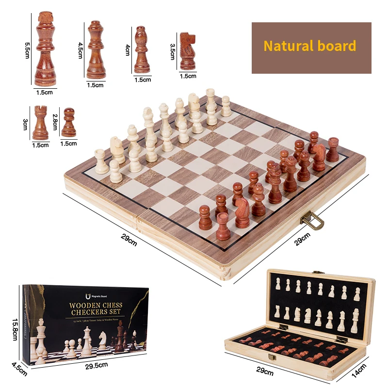 Best Selling Magnetic Wooden Chess Game Set - Wholesale