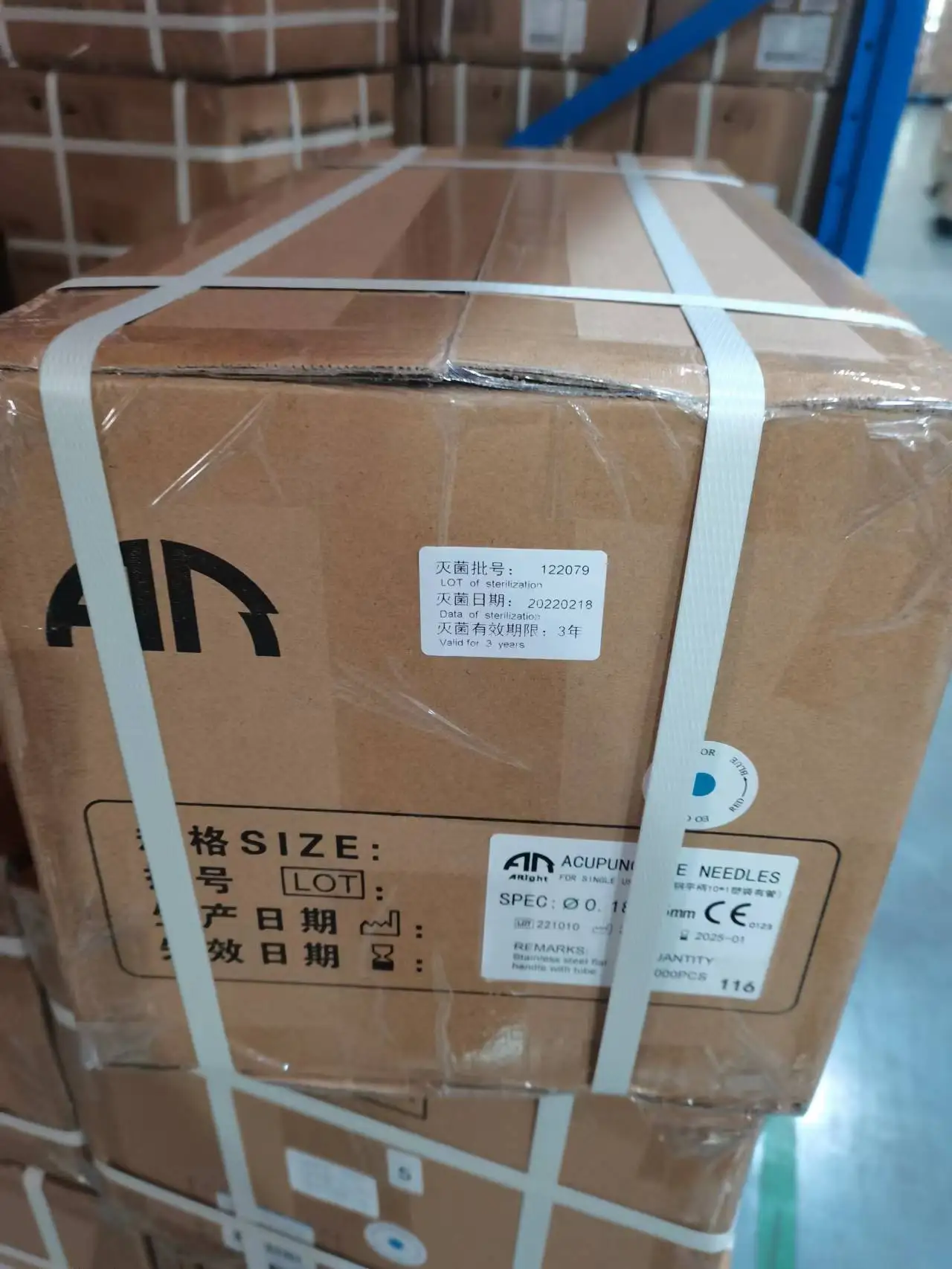 Hwato Brand Disposable Sterile Cooper Handle Without Tube Polybag Packing Needles Acupuncture ...