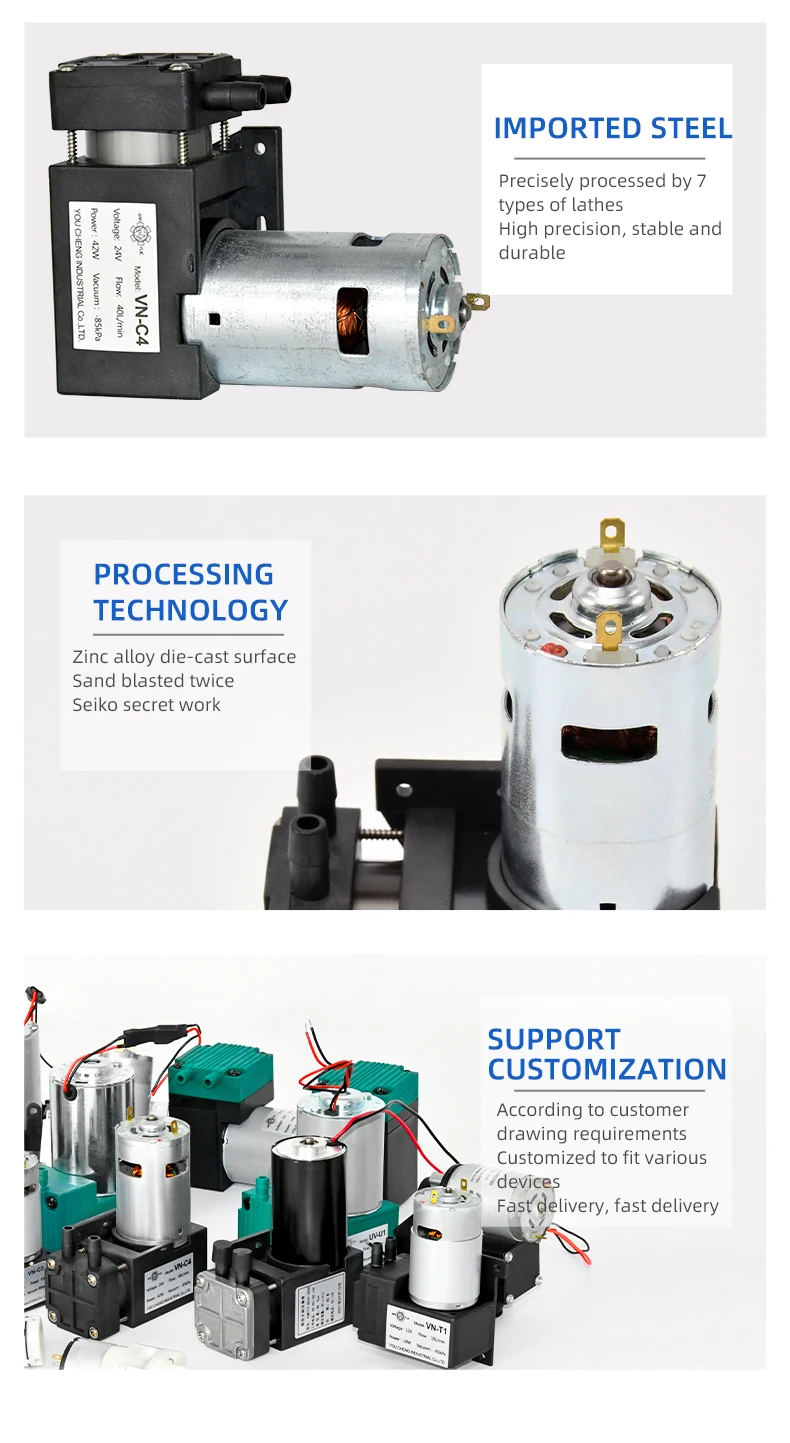 12V/24V Electric Mini High Pressure Booster Micro Pumps