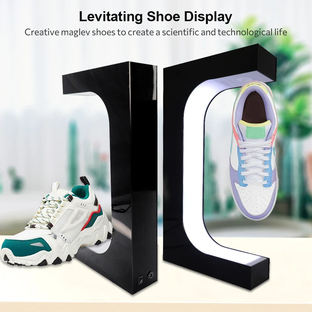 Floating Magnetic Levitation Rotation Shoe Display Stand Sneaker ...