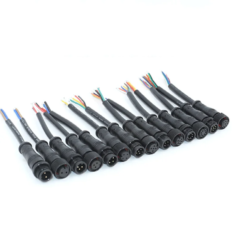 Custom Pcb M8 M12 Oem Male Female Wire Connector Metal 3 4 8 12 Pin Pcb ...