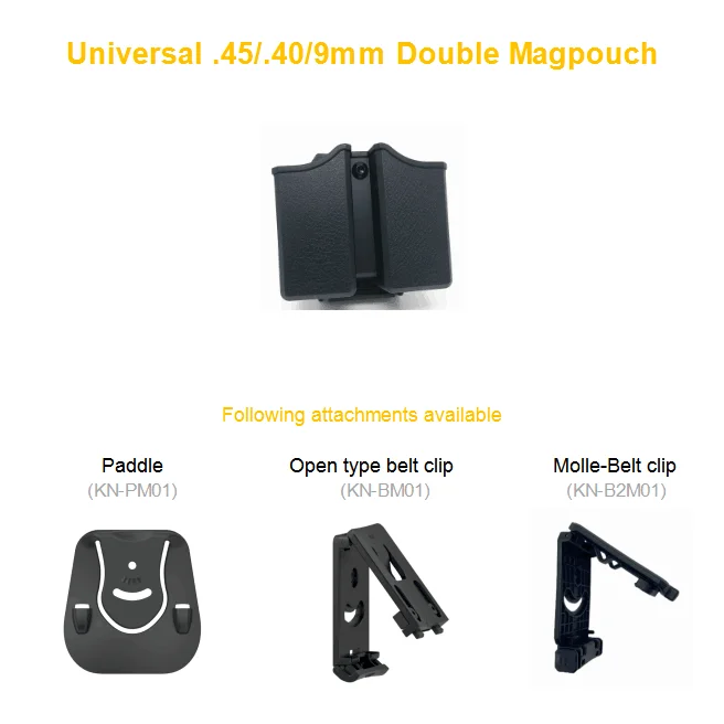 Universal Single Magpouch - Tactical Polymer Magazine Pouch Holder