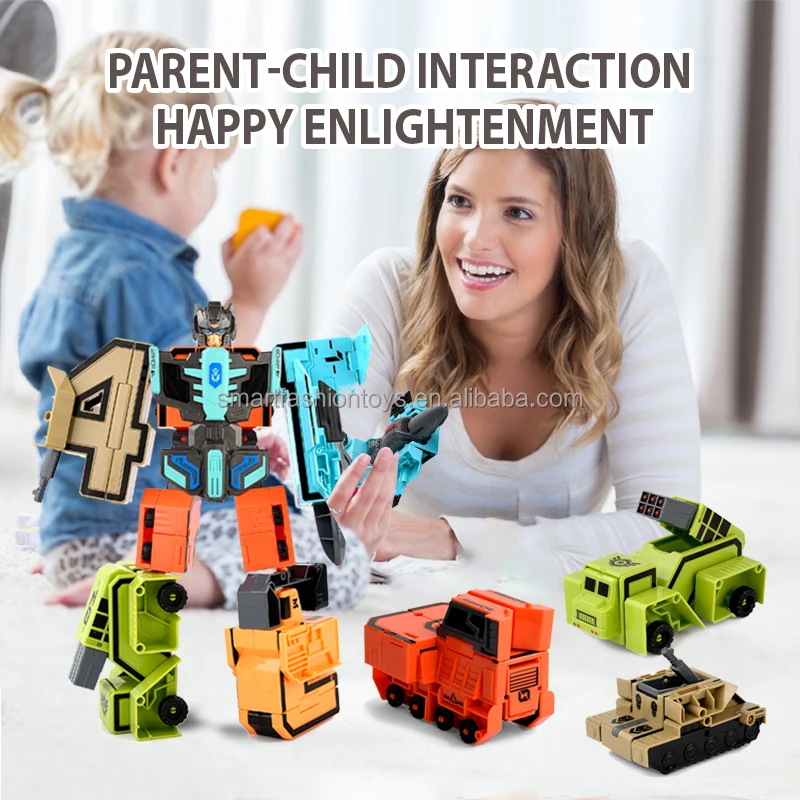 Number Robot Math Robot Mathematical Toys 5 Numbers Mixed Education ...