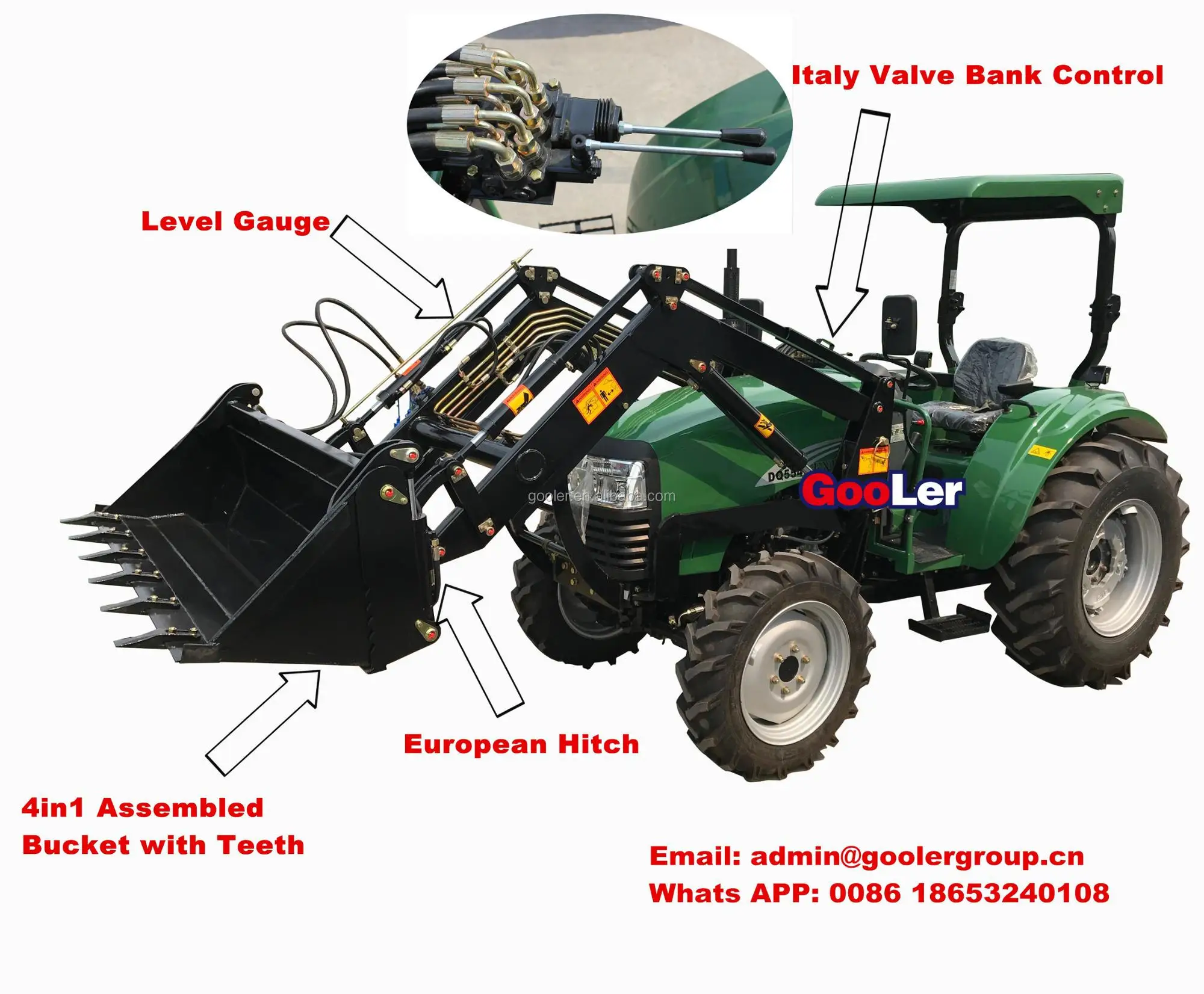 Tz Series Front End Loader Fro Tractor - Buy Tz Front Loader,Tractor ...