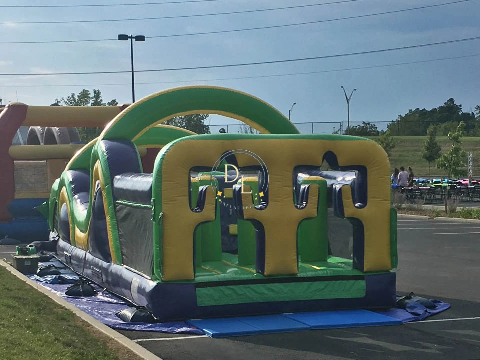 Commercial Outdoor Challenge Inflatable Games Giant Radical Run ...
