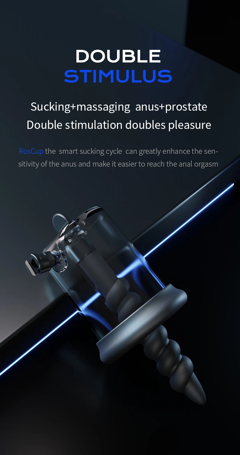 Manual Rosebud Vacuum Pump PRO Series 3 Plug Set for Masturbation