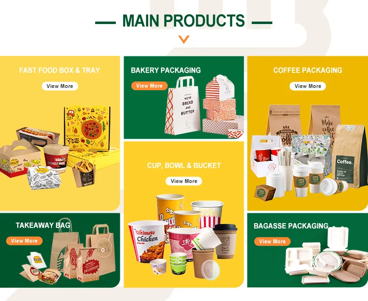 Customizable Fast Food Packaging - Eco-Friendly & Stylish