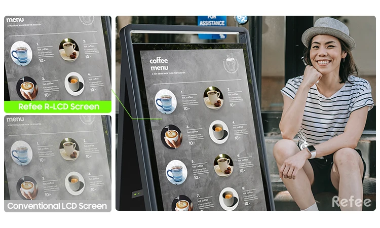 Outside Digital Signage Display Solar Energy System Totem Outdoor ...