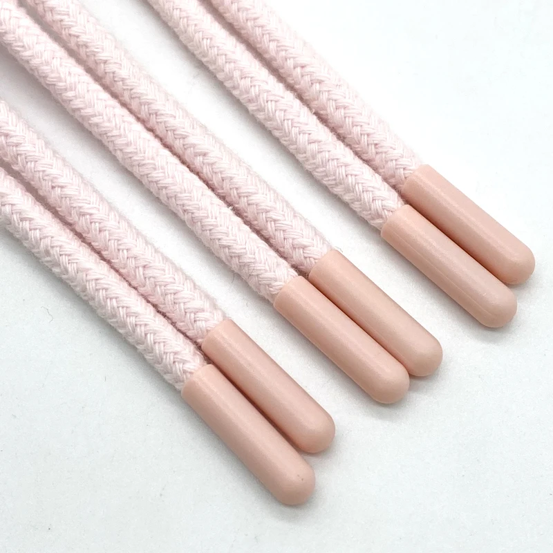 Custom Drawcord with Plastic Tip Clothing Wholesale Round Drawstring ...