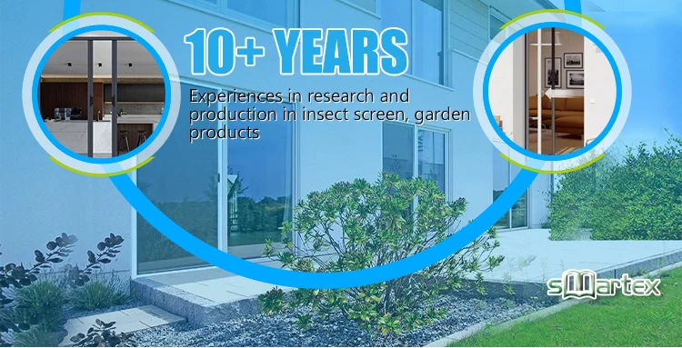 Aluminum Alloy Frame Pleated Mesh Folding Screen Doors Blinds ...