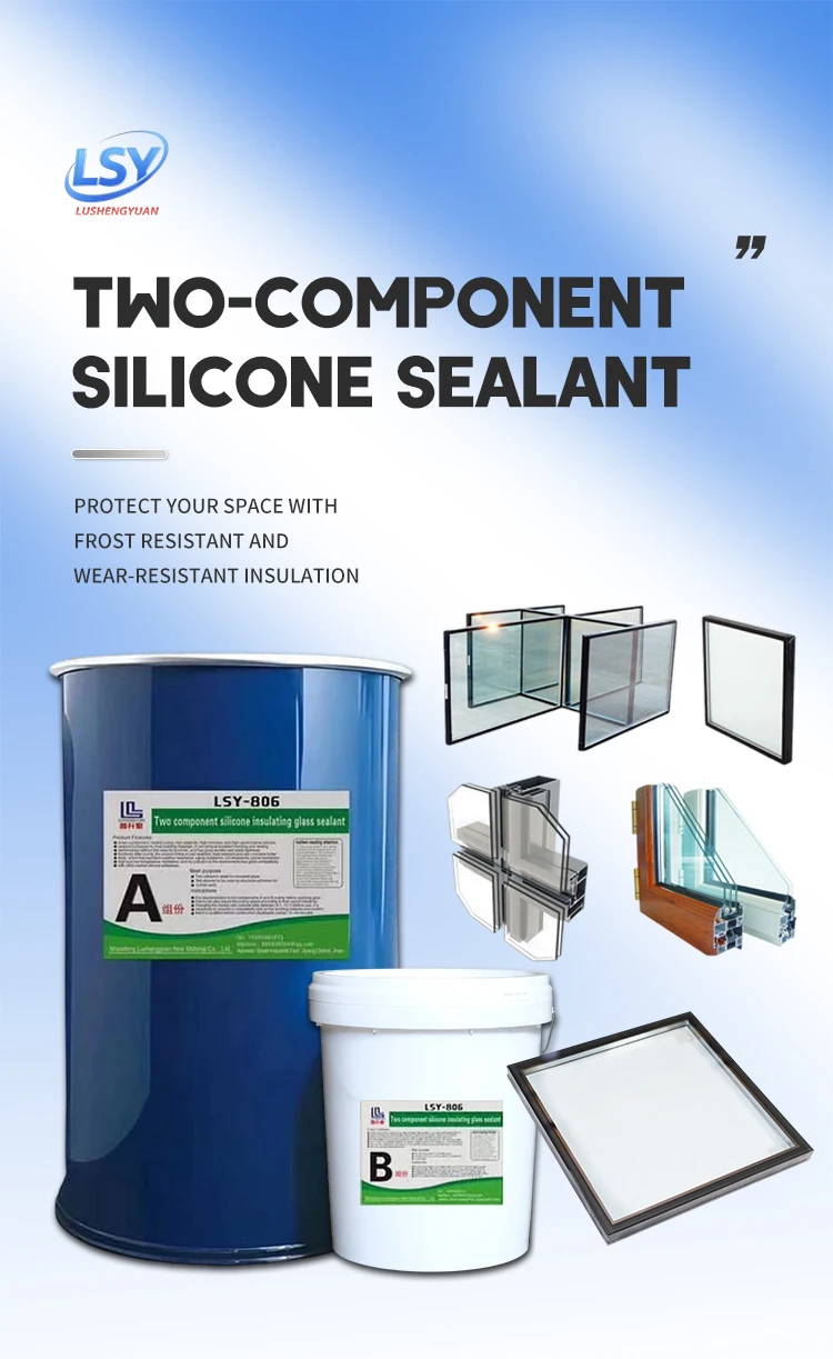 Exterior Outdoor Two-component Silicone Sealant for Curtain Wall ...