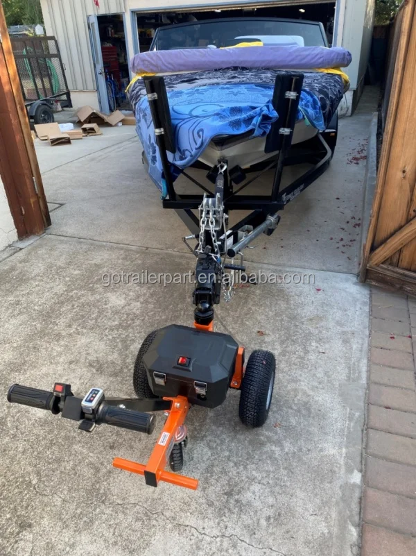 1500Kg Electric Trailer Trolley Utility Dolly Easy Pulling for RV ...