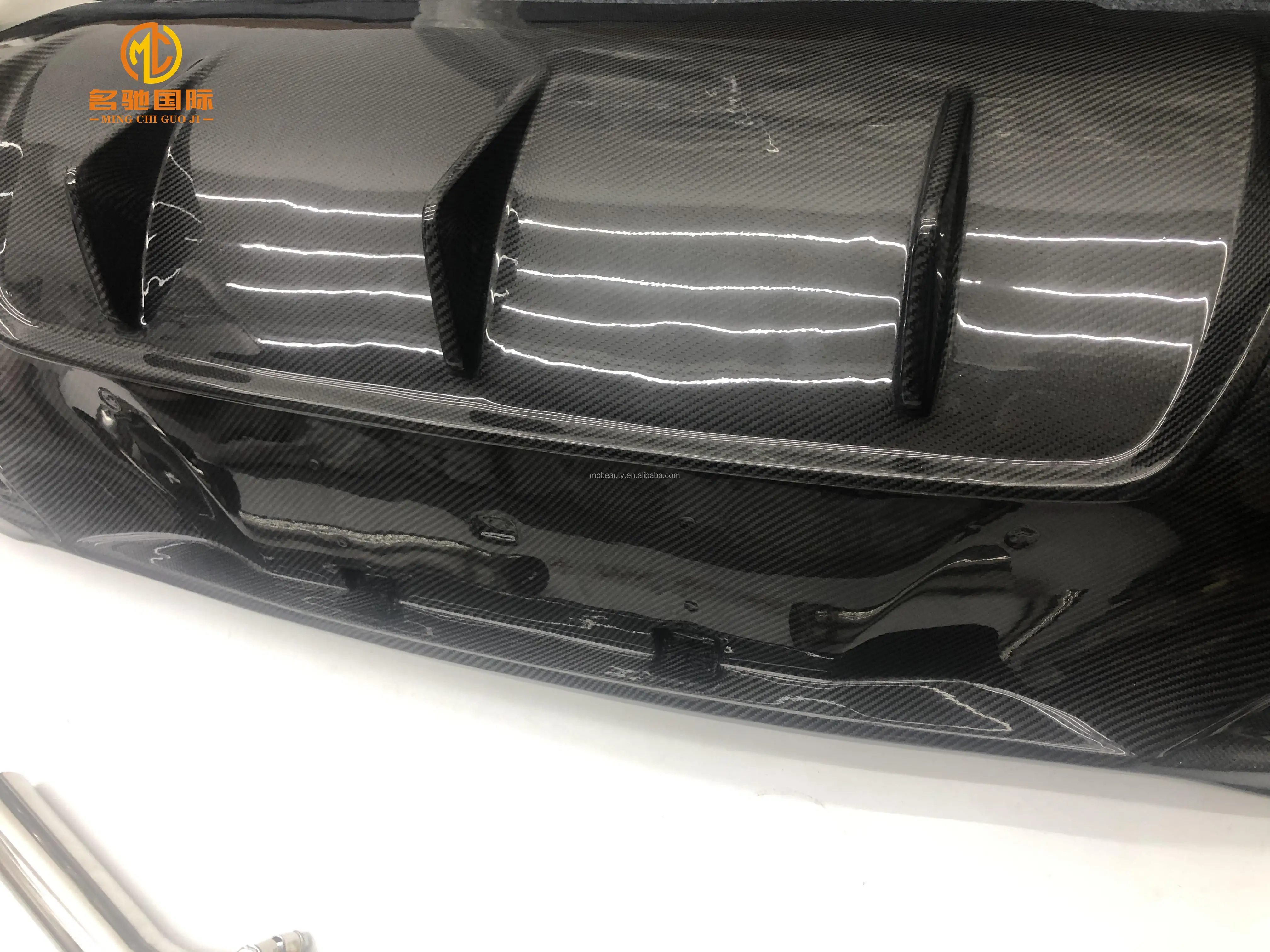 Brabu Style Bumper Rear Diffuser For Mercedes Benz Gle63s Amg Coupe ...