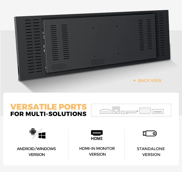 Retail Store Shelf Header Edge Bar Panel Advertising Screen