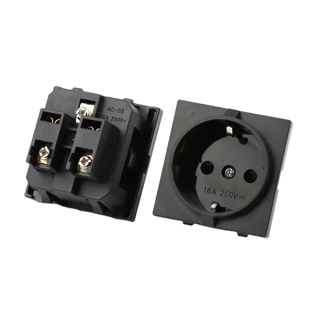 AC-03 power socket EU Standard Circular 16A 250V AC IEC power socket ...