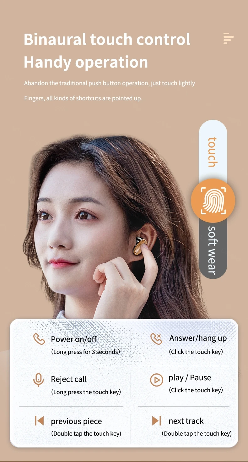 New Fashion M35 Tws Earbuds 9d Hifi Stereo Wood Design Waterproof In ...