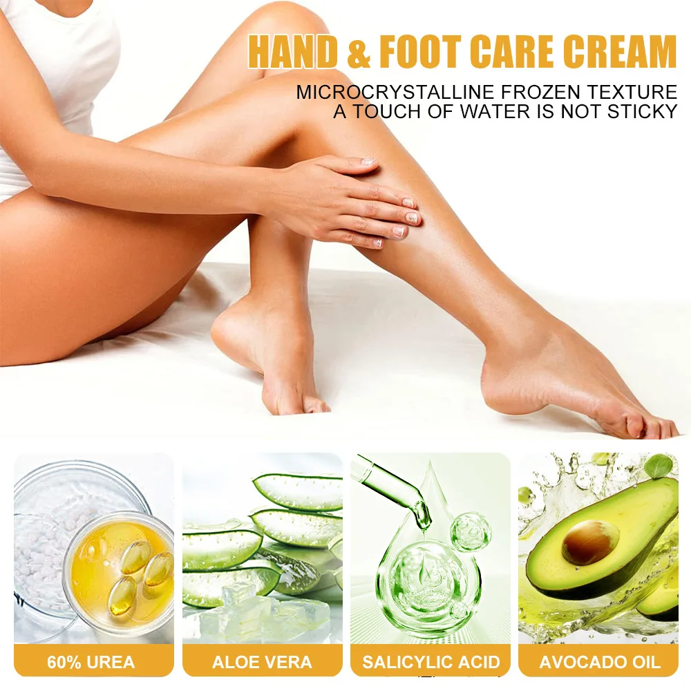 60% Urea Foot Cream with Aloe Vera - Hydrating & Exfoliating