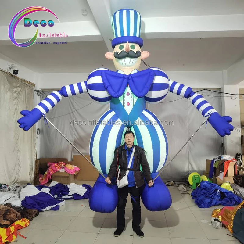 Clown Puppet Wearable Parade Costume Colorful Funny Walking Inflatable ...
