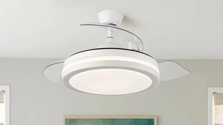 42 Inch Fan Lamp Six Speed Modern Remote Control Bladeless 110 220v Led ...