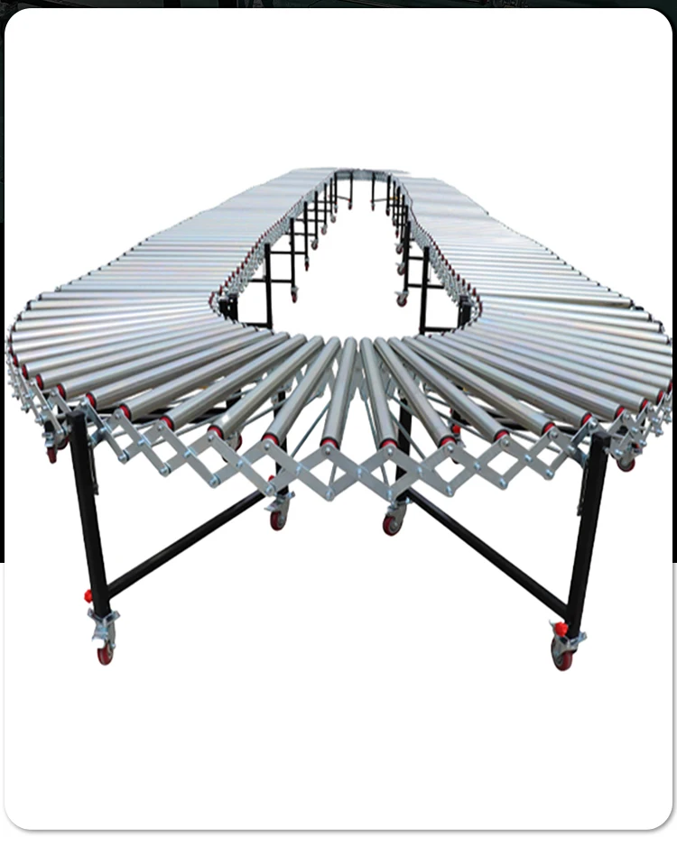 Warehouse Cargo Sorting Conveyor Roller Conveyor Line Unpowered Roller ...