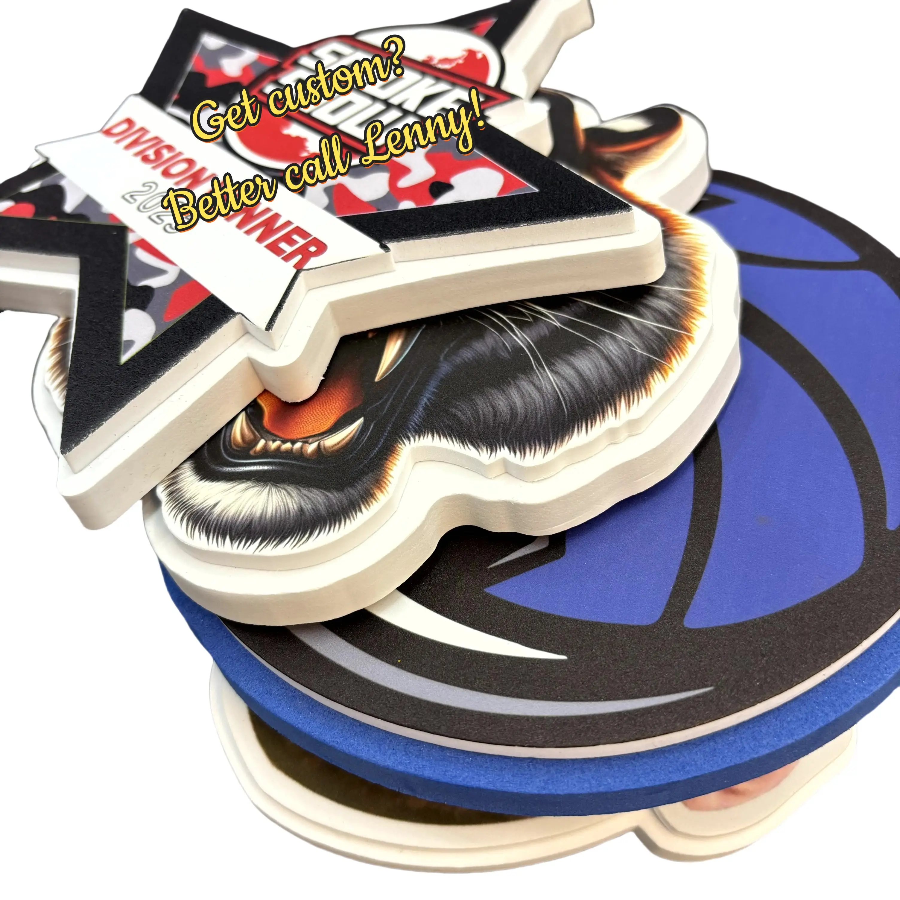 Custom Gold Medal Necklace - 3D Foam MVP Chain for Sports Championship ...