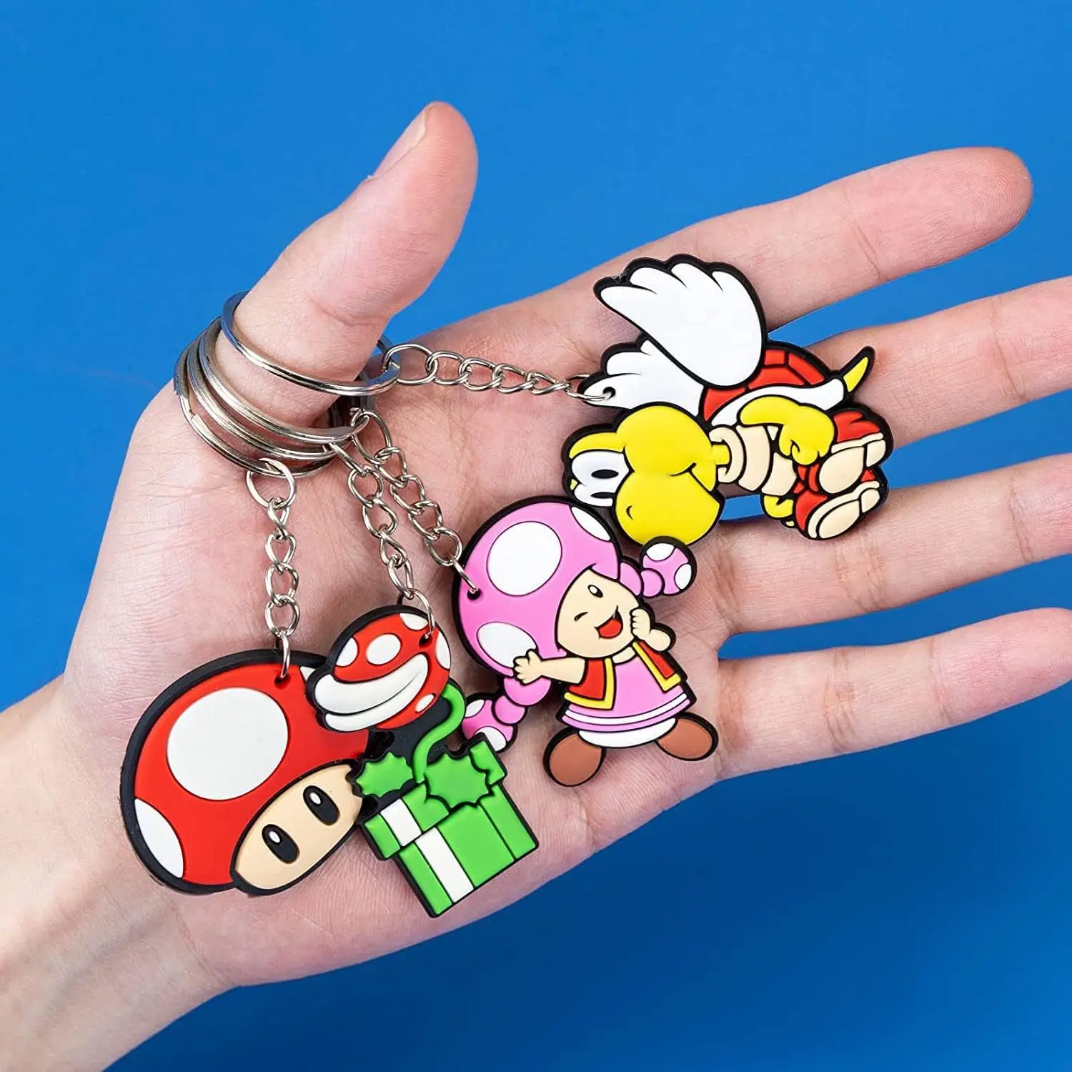 Dihua Wholesale 2d and 3d Custom Your Own logo Super Marios Keychains ...