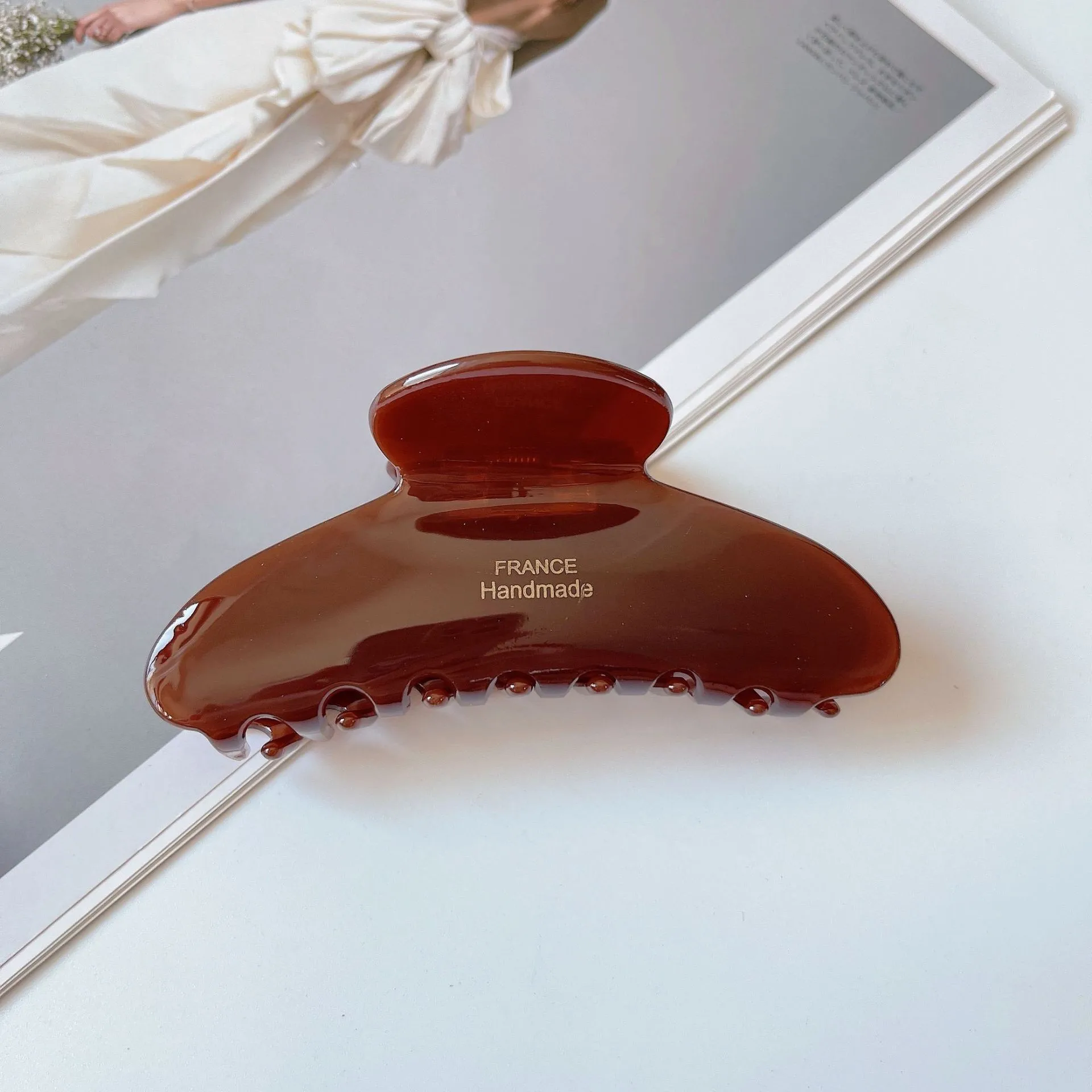 New Large Acetate Hair Claw Clips 10.5cm Retro Hair Clips With Claw ...