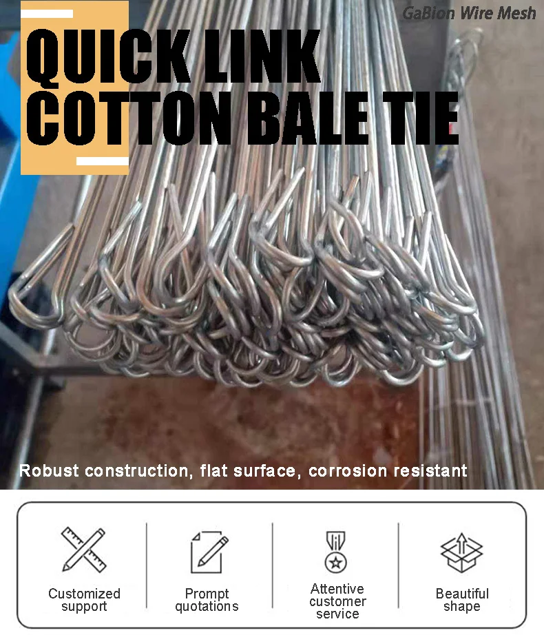 Double Loop Quick Link Bale Tie Wire /galvanized Cotton Bale Tie Wire - Buy Double Loop Wire ...