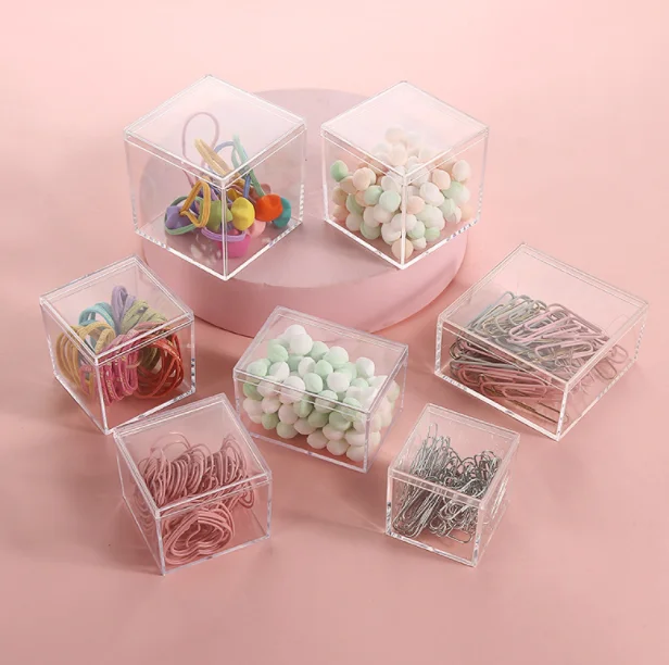 Transparent Plastic Box Square Clear Packing Box Acrylic Ps Candy Box ...