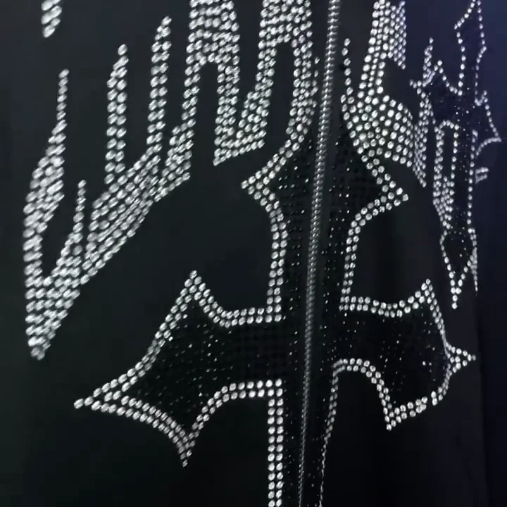 Custom Wholesale Low Price Motifs Crystal Rhinestone Iron On Heat Press ...