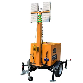 Manual Lifting Water Cooled Diesel Generator Lighthouse With Led Light ...