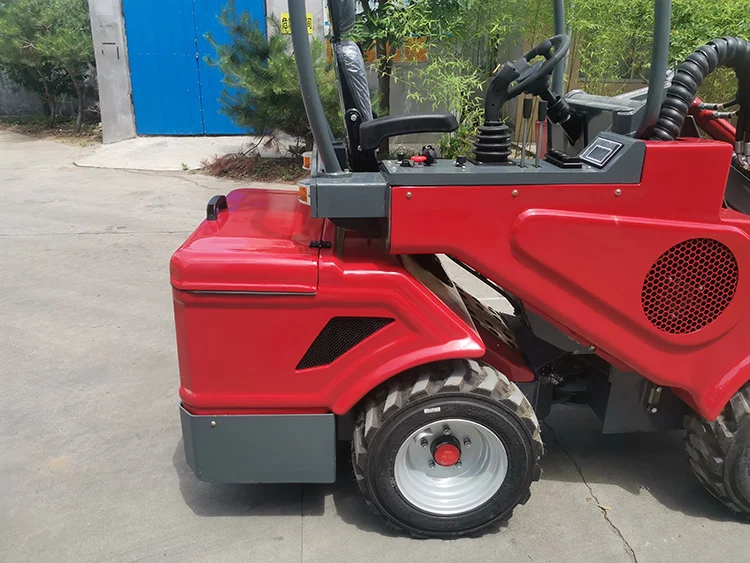 Taian Dy620 Articulated Electric Mini Wheel Loader With Quick Hitch ...