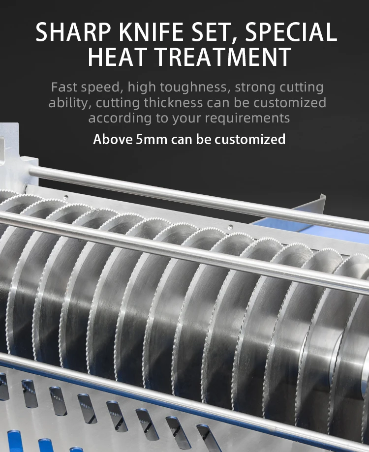 Industrial Automatic Boneless Meat Cutter - 1000kg/h