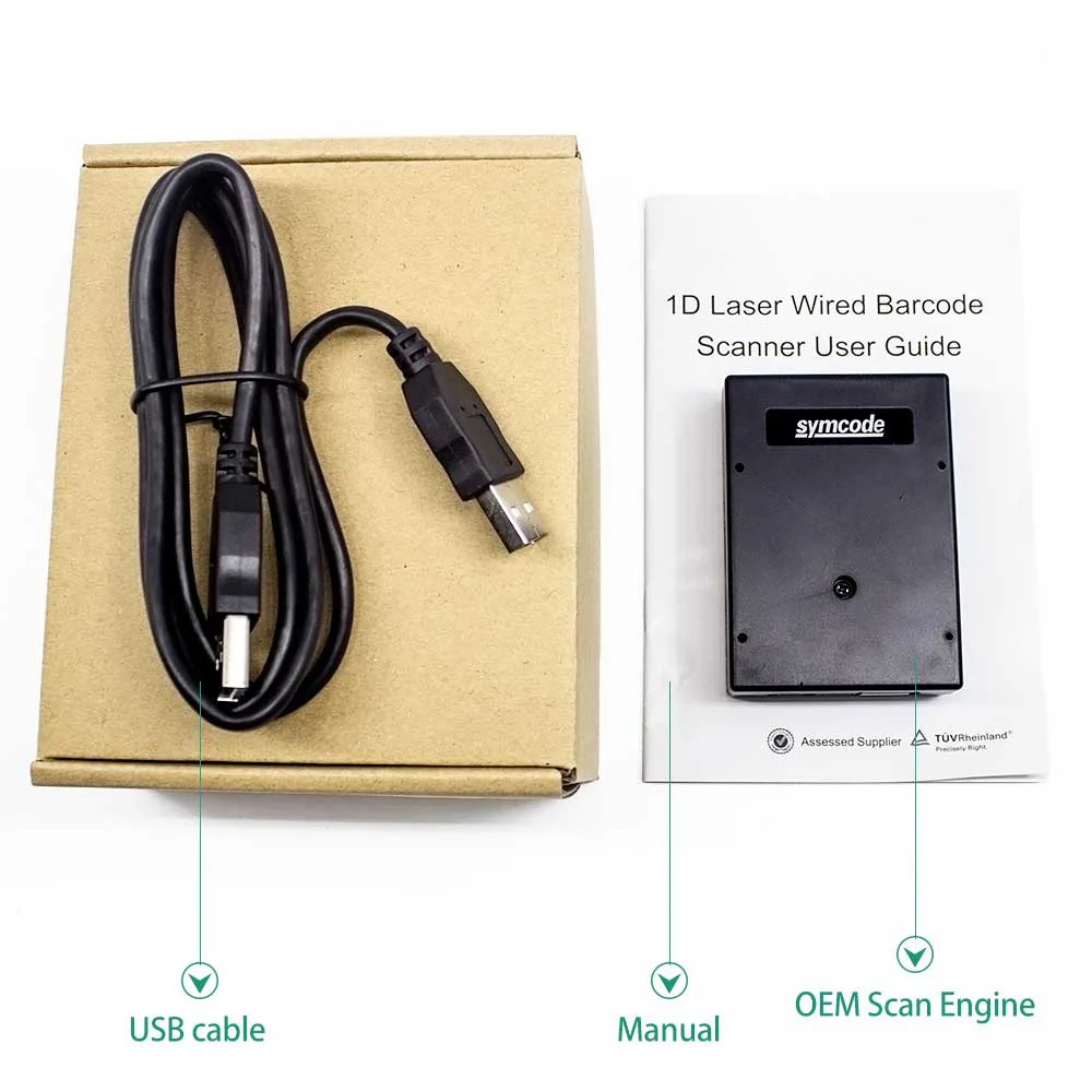 Symcode MJ-2090 Mini Barcode Scanner Module Laser Scanning Self Sensing ...