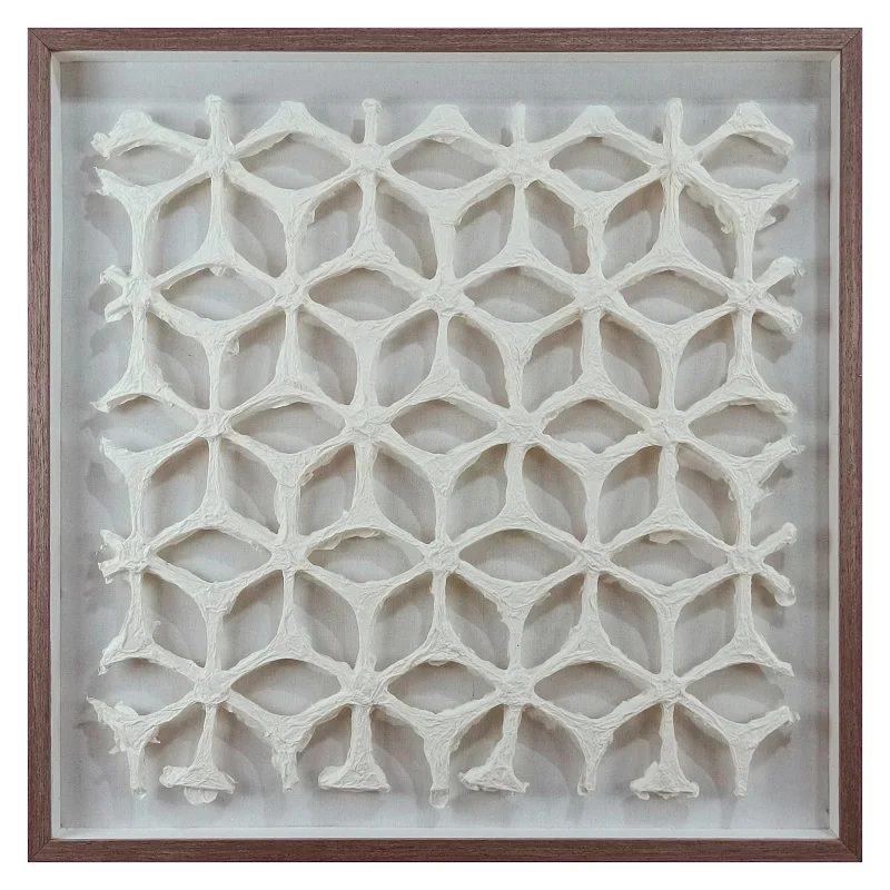 Rustic Abstract 3d Paper Sculpture Home Decoration Wall Art Rice Paper ...