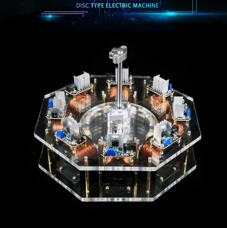 8-Level Large Bedini Brushless Motor Disc - High Power Perpetual Motion ...