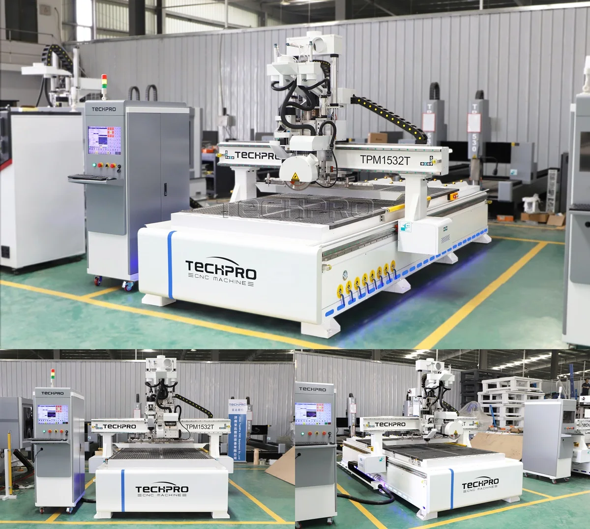 Top Configuration Atc Air Cooling Spindle Wood Cutting Cnc Router For ...