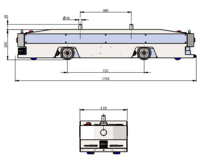 Cost-Effective AGV Automated Guided Vehicle for Warehousing | Smart Two ...