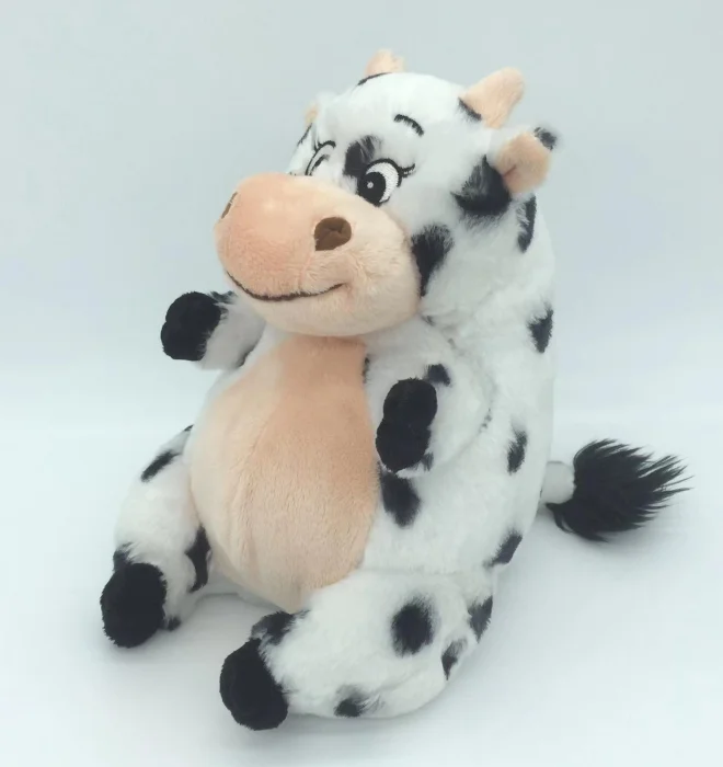 Cuddly Stuffed Cow Cattle Plush Cow Toy Oem/odm Farm Animals Soft Toys ...