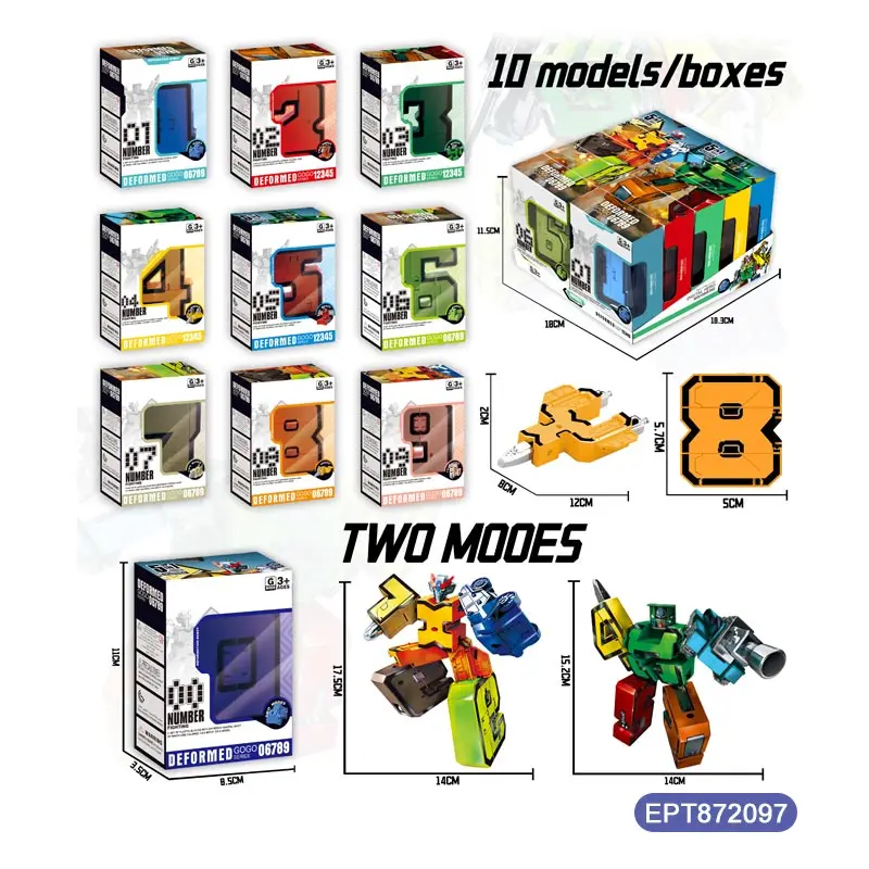 Alibaba.com: EPT 5Pcs Preschool Learning Number Transform Assembled ...
