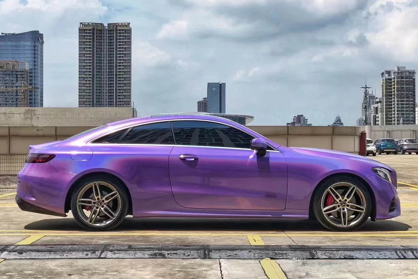 Rainbow Laser Flash Car Wrap Vinyl Film - Color Changing