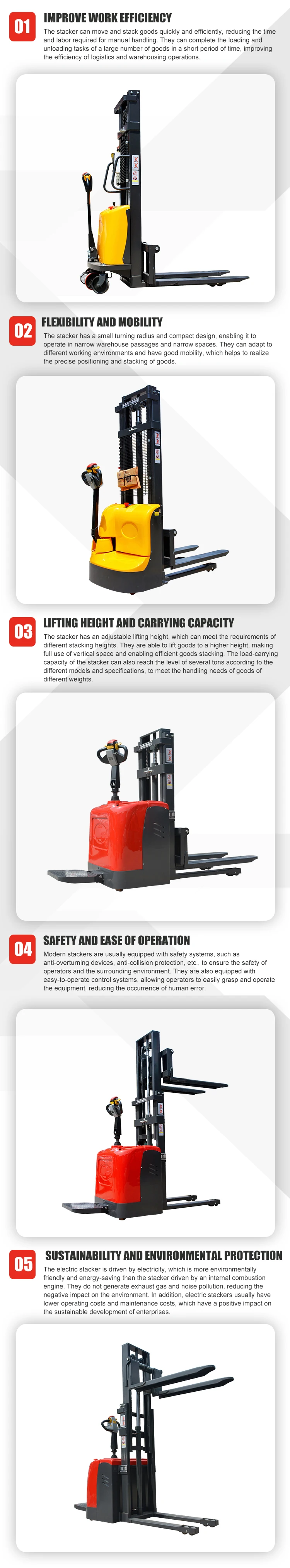 Electric Stacker Trucks - High Capacity & Easy Operation