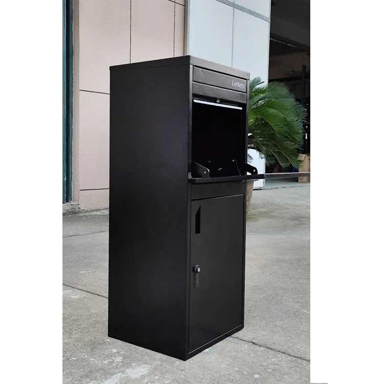 Outdoor Free Standing Parcel Delivery Drop Box Mail Package Drop Box ...