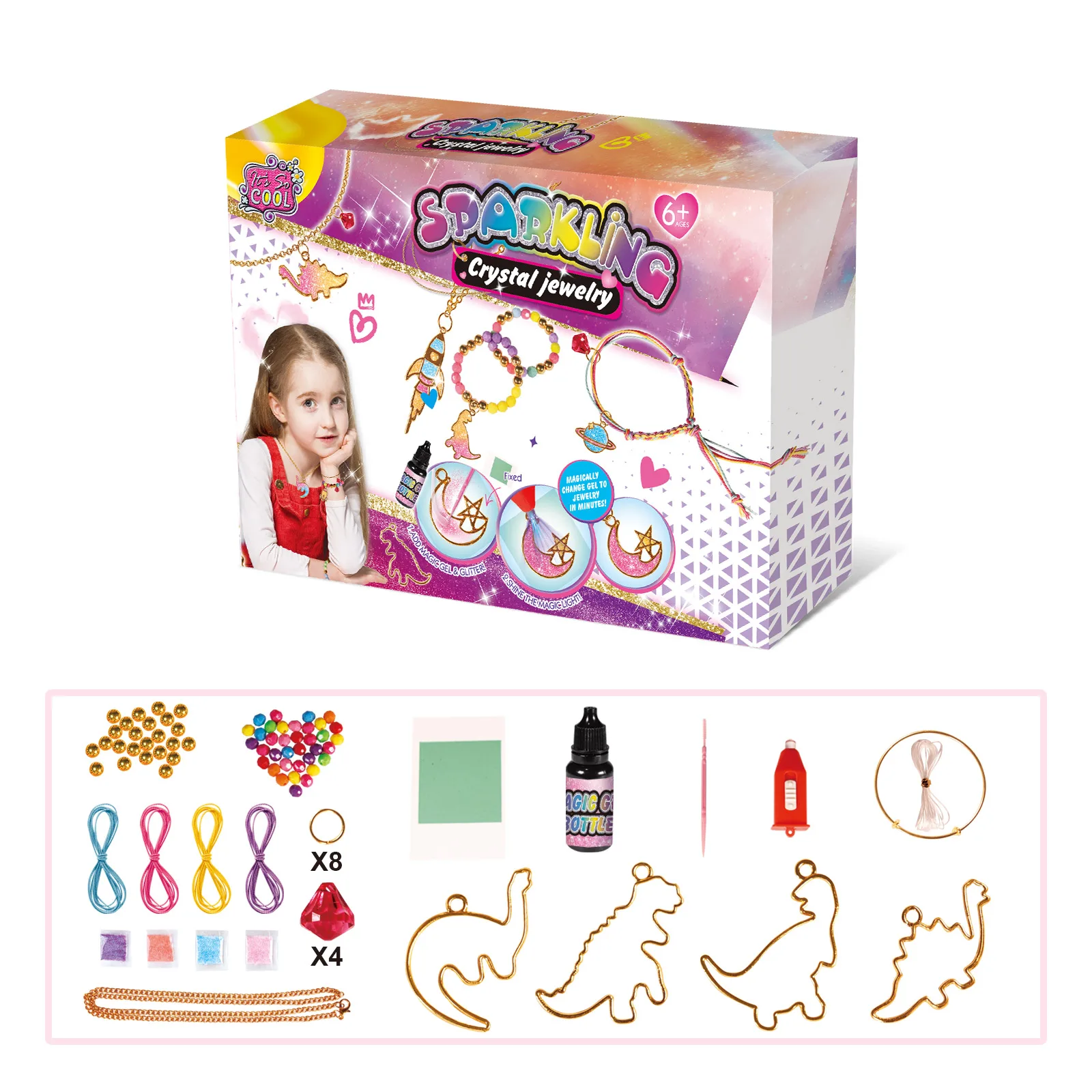 Creative Colored Handcrafted Snap Beads Diy Bracelet & Jewelry Maker ...