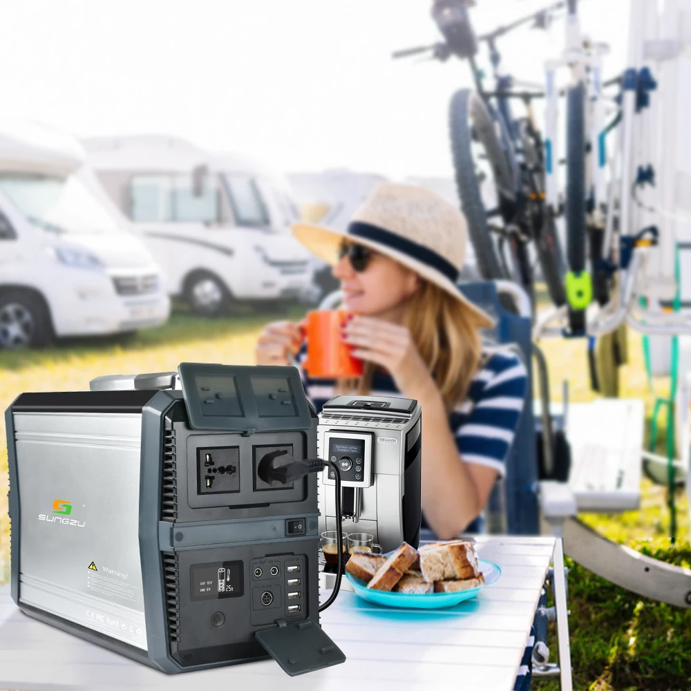 All In One 1000w Portable Solar Generator Solar Kits 18650 Lithium Ion ...