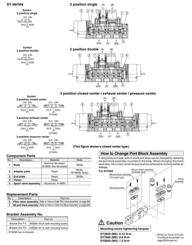 SMC Valve Pneumatic Part Pneumatic Valve Solenoid Valve SY9000 Series SY9120 SY9220 SY9320 ...