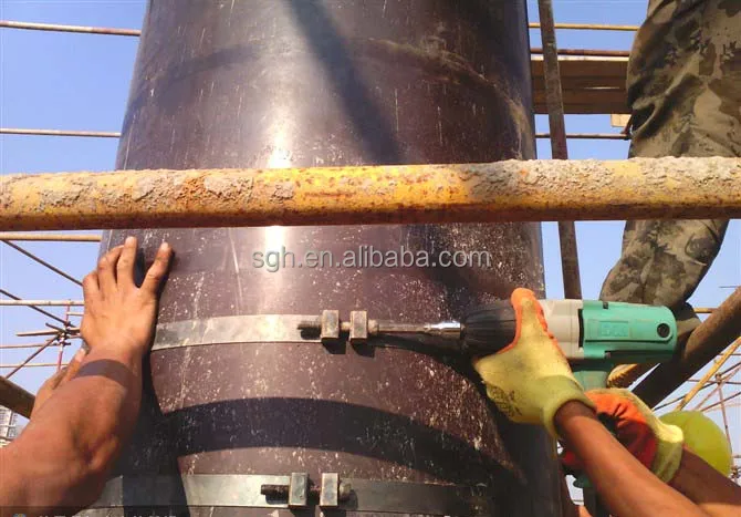 Customized Round Concrete Column Forms for Construction